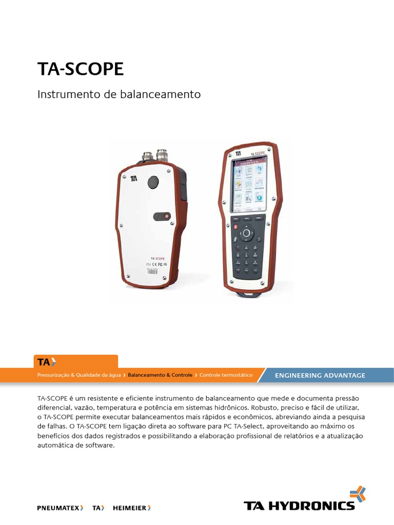 Ta-Scope PT Main | PDF | Medição | Pressão