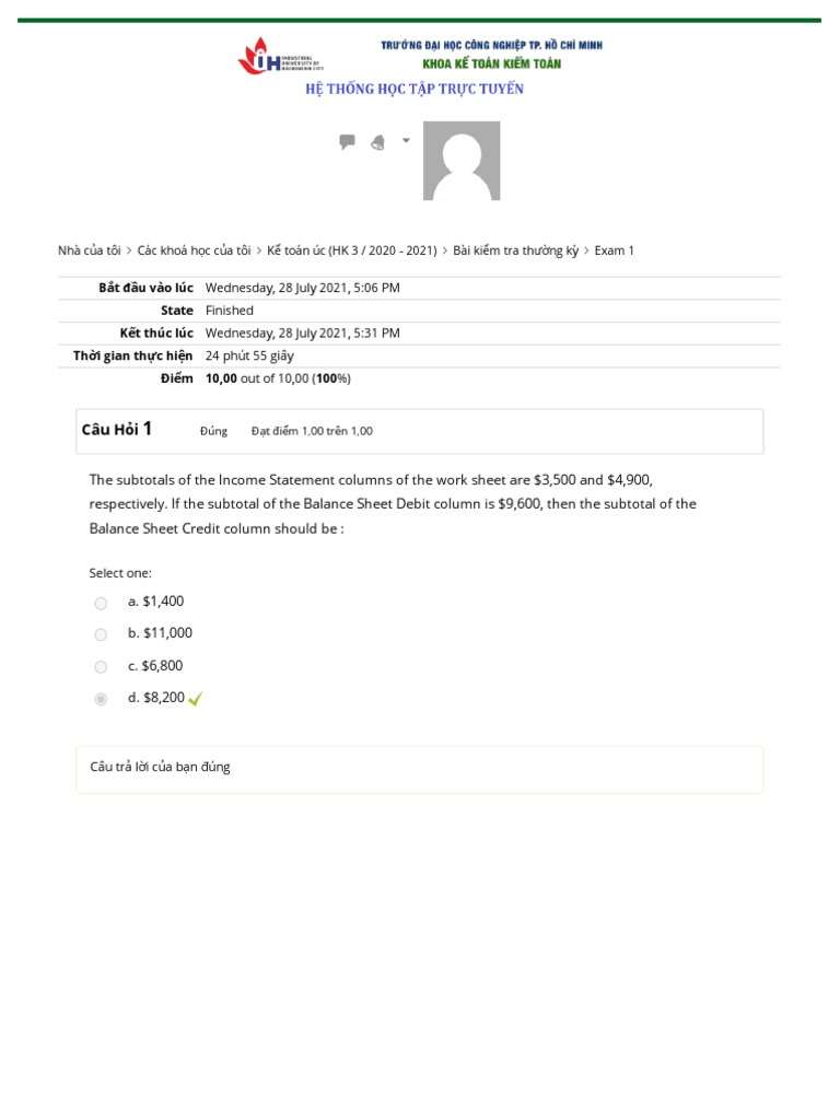 Exam 1 | PDF | Debits And Credits | Financial Accounting