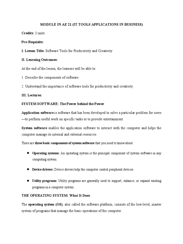 There Are Three Basic Components of System Software That You Need To Know About | PDF ...