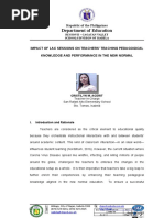 Research Based Knowledge and Principle of Teaching and Learning | PDF ...