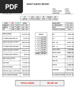 General Draft Survey - Excel Format | PDF | Technology & Engineering