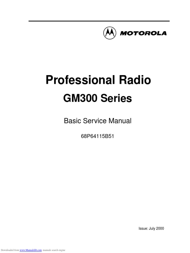 Professional Radio: GM300 Series | PDF | Electromagnetic Interference ...