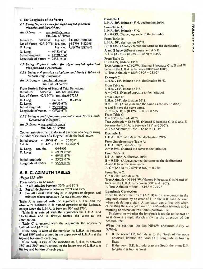 ABC Tables (Refined) | PDF | Longitude | Latitude