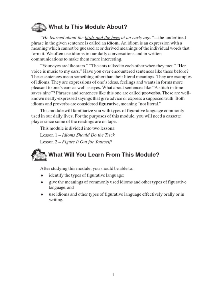 Figure It Out | PDF | Idiom | Proverb