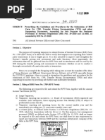 Guidelines for BIR Form 1709 Submission | PDF | Taxes | Audit