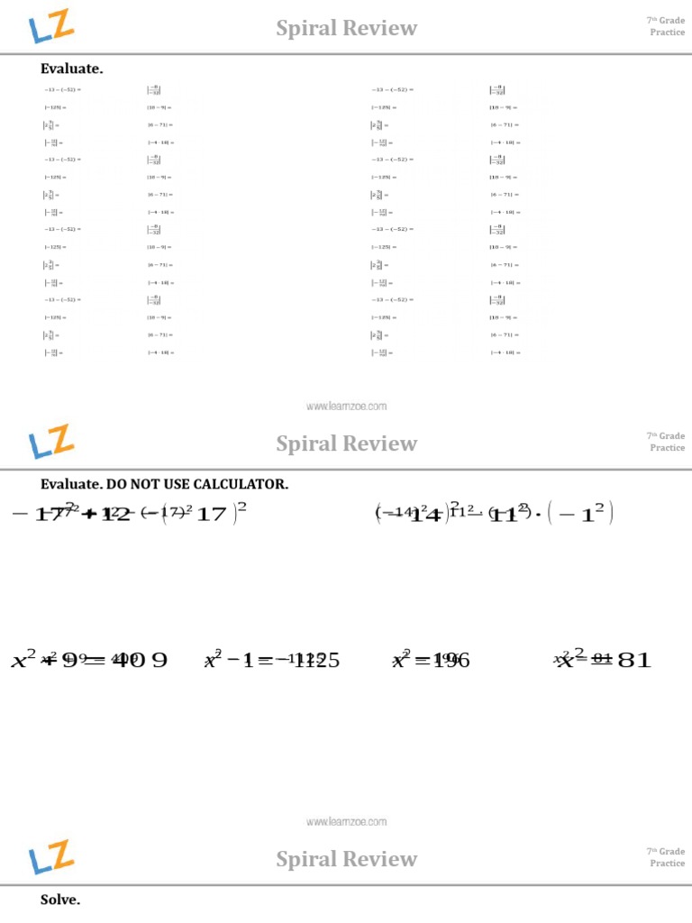 Comparing and Ordering Rational Numbers | PDF | Mathematics ...