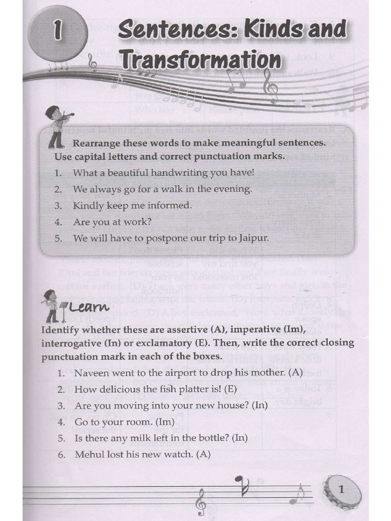 English Grammar Answer Key | PDF