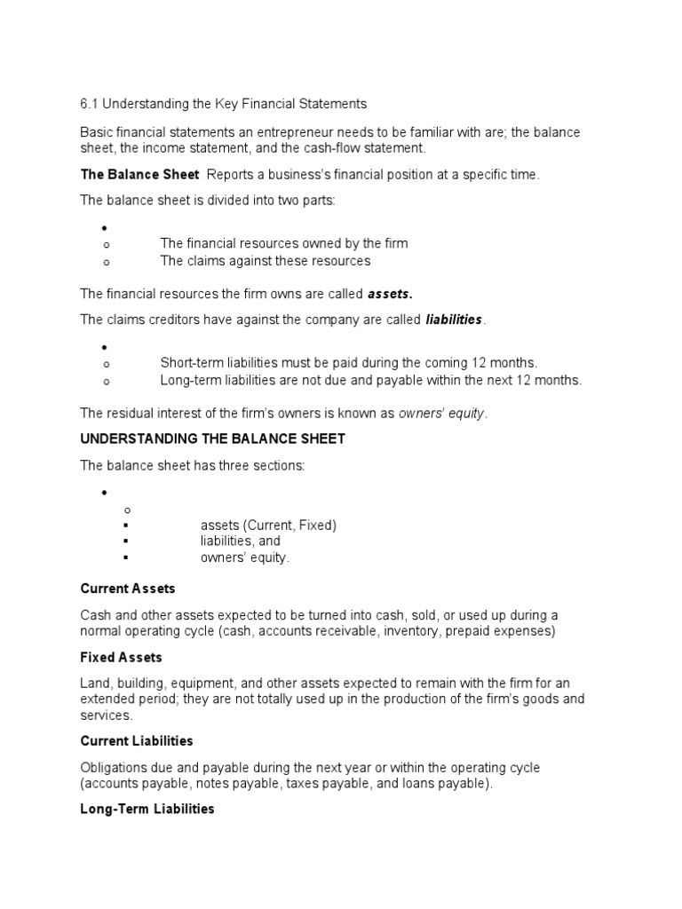 Module 6 - Entrep | PDF | Balance Sheet | Net Present Value