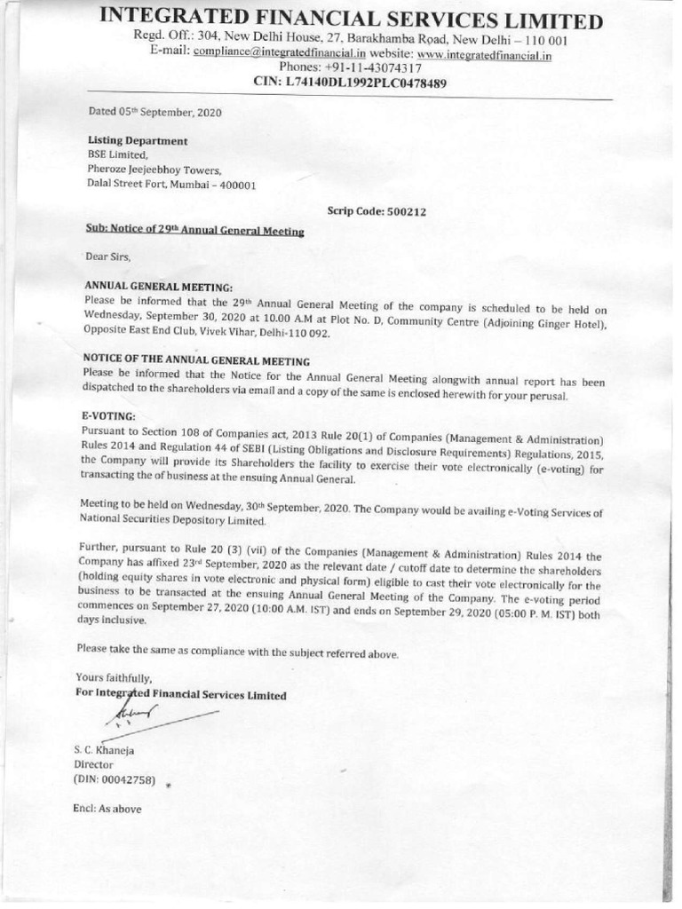 Ifsl | PDF | Electronic Voting | Corporations