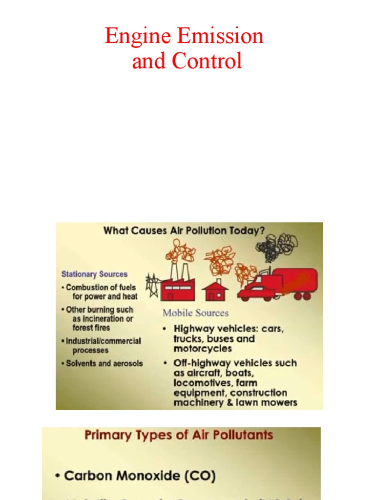 16-Engine Emissions and Control | PDF | Vehicle Technology | Air Pollution