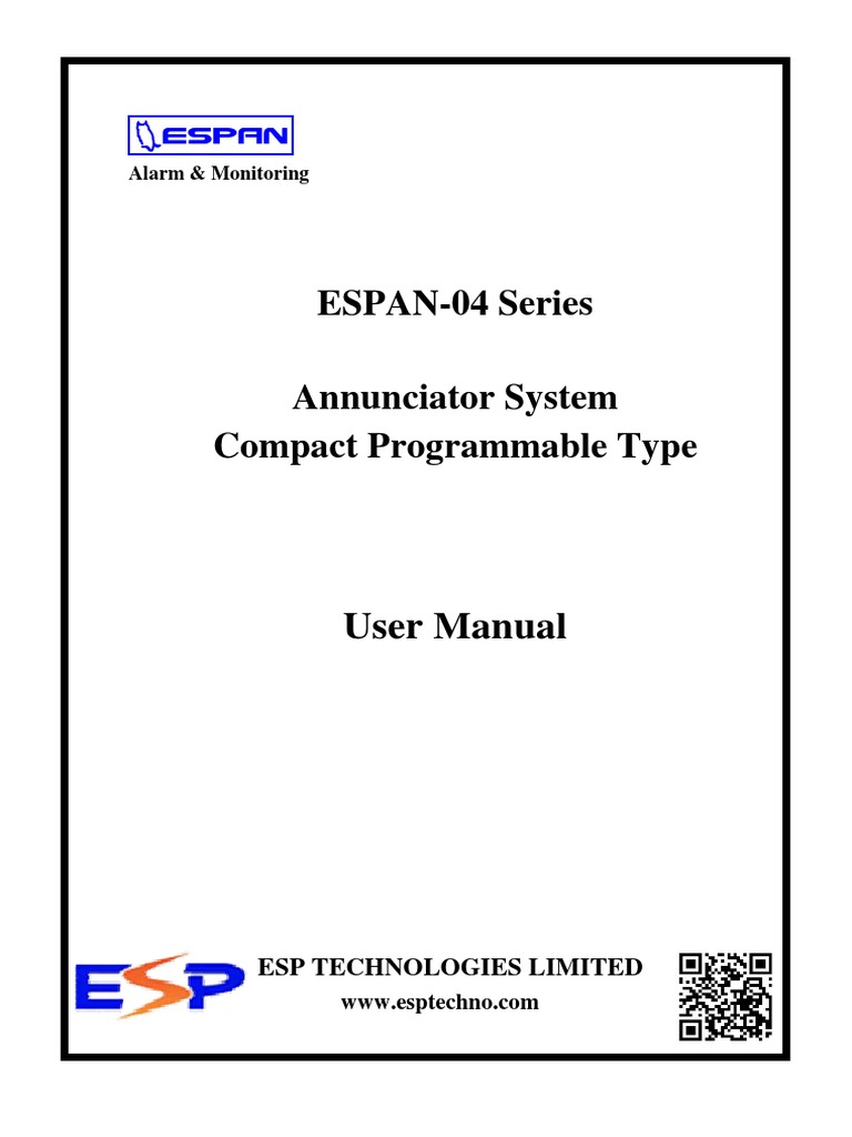 Annunciator - Espan04 - Manual | PDF | Computer Engineering | Manufactured Goods