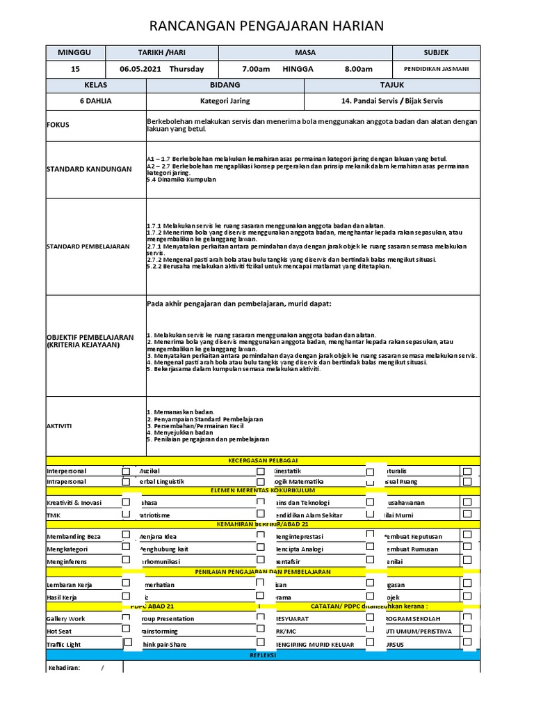 RPH PJ t6 2021 | PDF