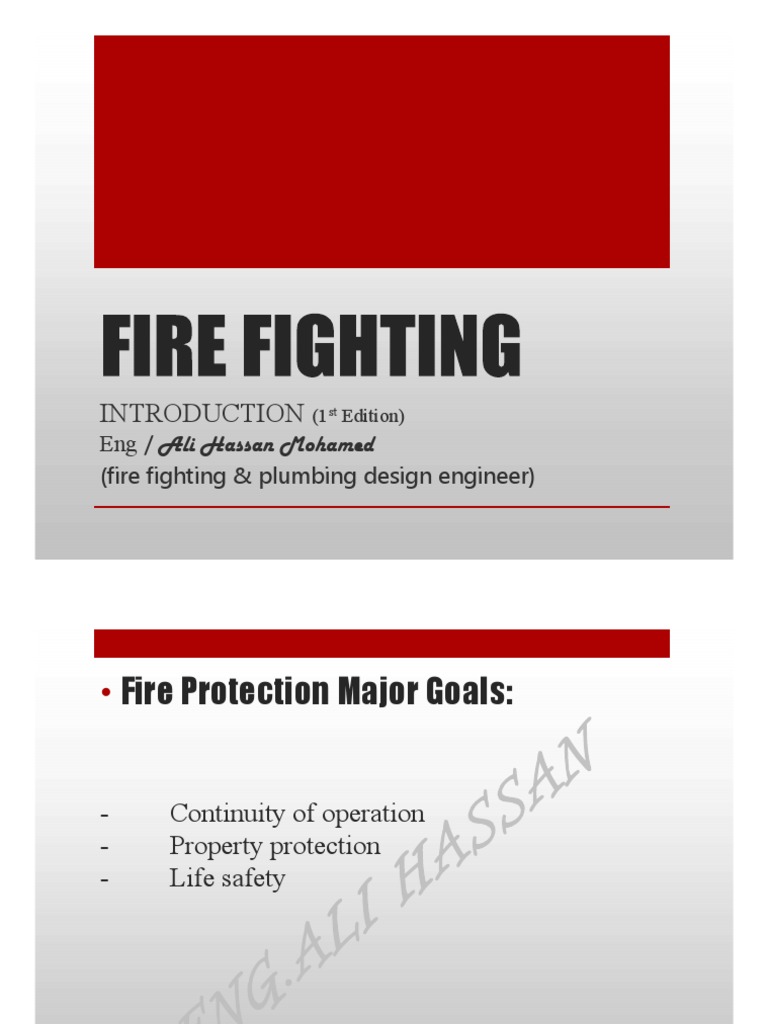 Fire Fighting Presentation Ali Hassan-Compressed-Pages-1-70 | PDF ...