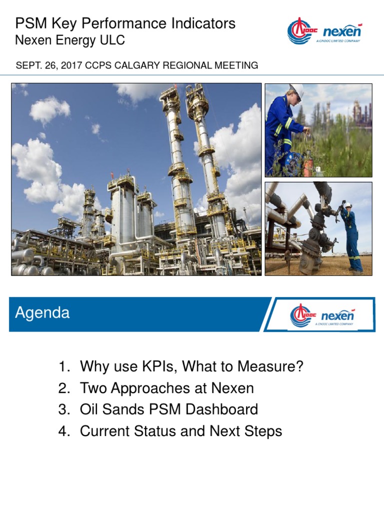 Nexen Energy PSM Performance Metrics | PDF | Performance Indicator | Safety