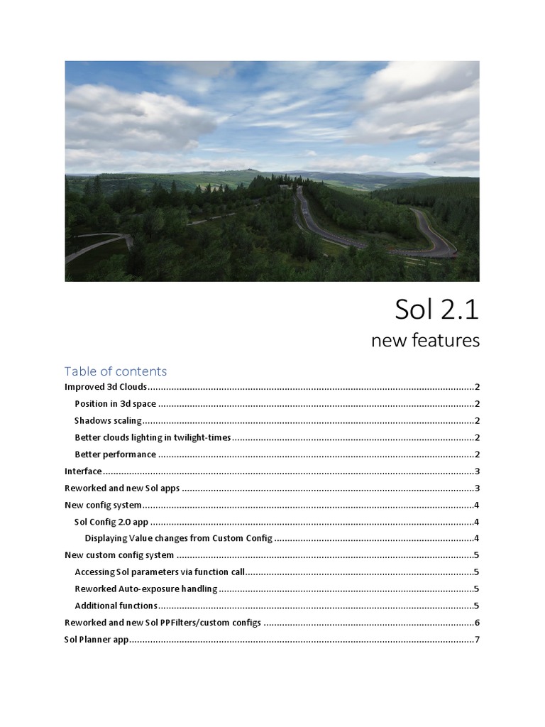 Sol 2.1 New Features | PDF | Subroutine | Parameter (Computer Programming)