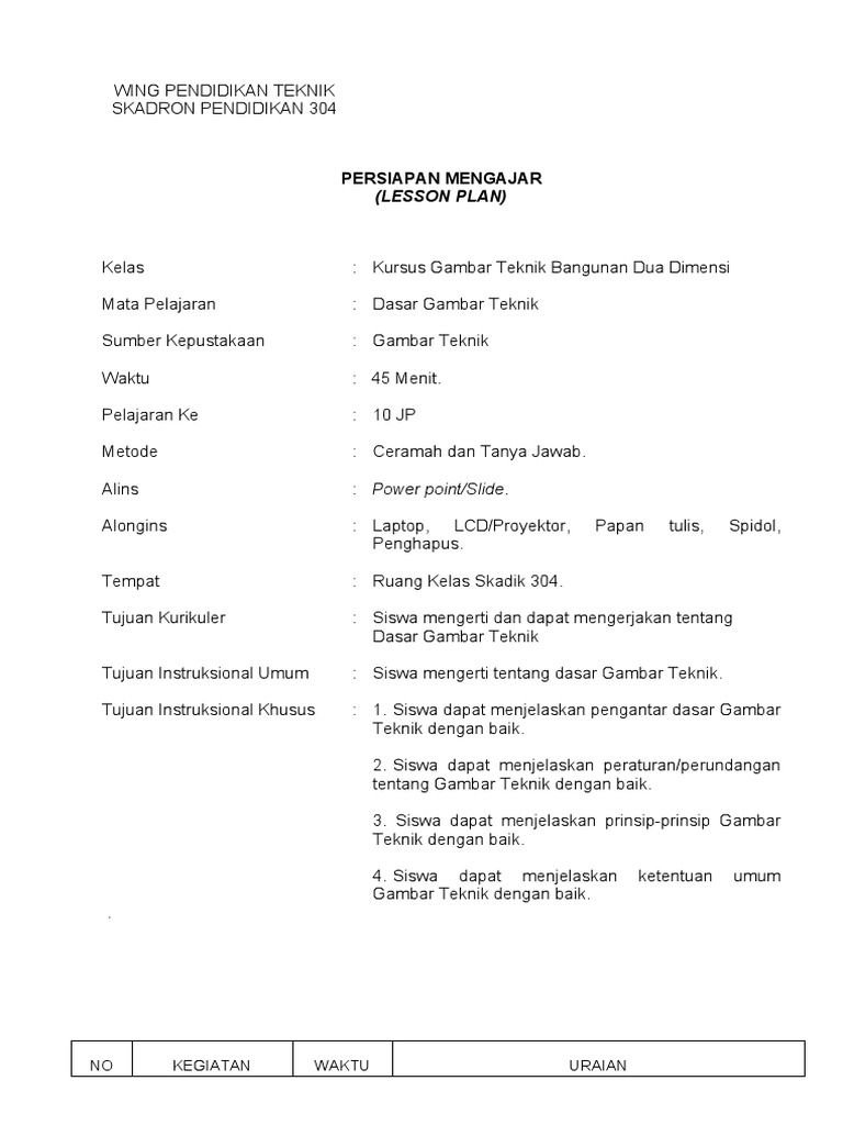 LS Dasar Gambar Teknik Letda Sus Riki Handri (Susgamtekbang) | PDF