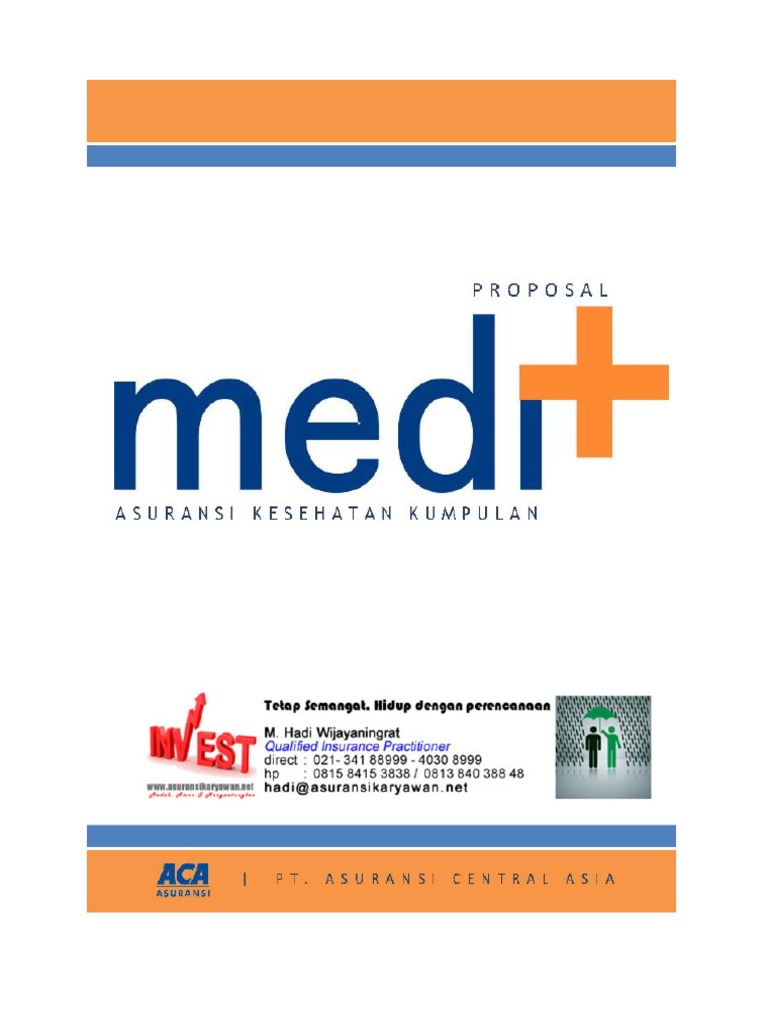 Proposal Asuransi Kesehatan Kumpulan Medi+ | PDF