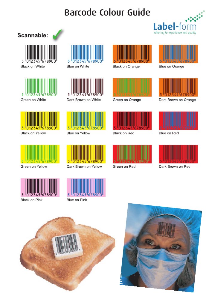 Essential Barcode Colour Guide | PDF