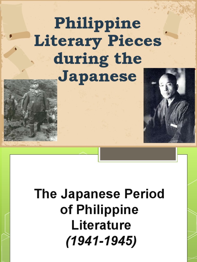 Philippine Literary Pieces During The Japanese Period | PDF