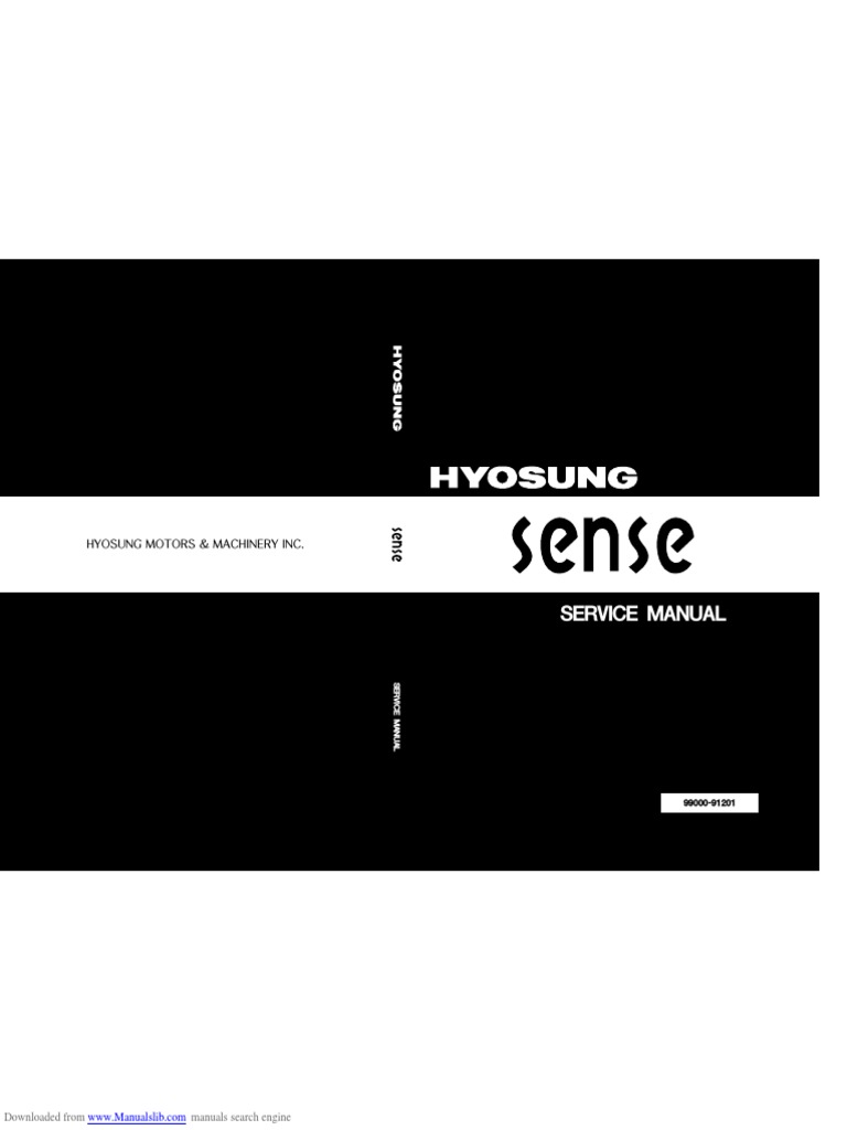 Service Manual: Hyosung Motors & Machinery Inc | Download Free PDF ...