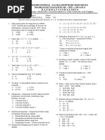 Soal PTS Matematika Kelas 7 Semester 1 Kurikulum Merdeka | PDF | Olahraga & Rekreasi | Metode ...
