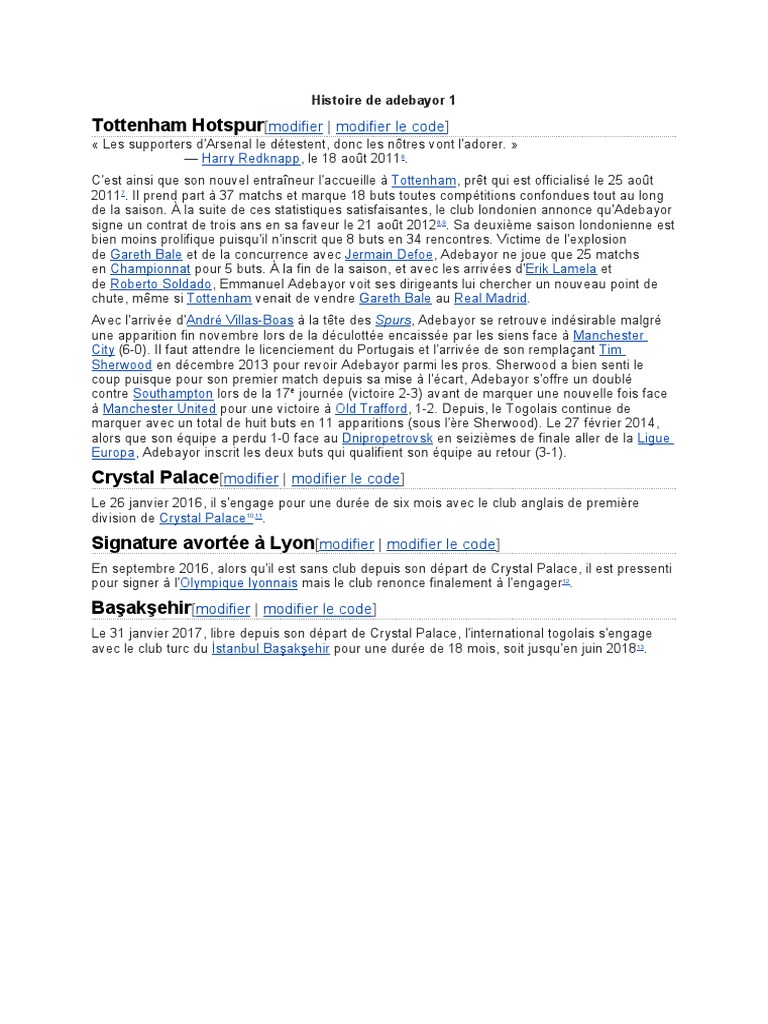 Histoire de Aledjo | PDF | Ligues sportives professionnelles | Football