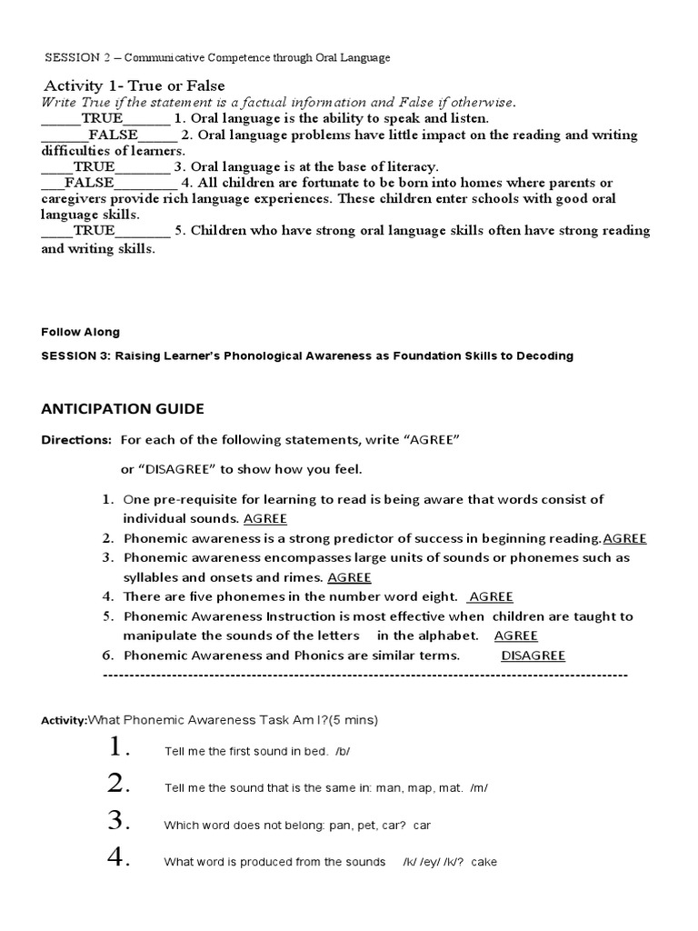 Activity 1-True or False: Write True If The Statement Is A Factual Information and False If ...