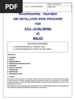 Terrace Waterproofing Quotation | PDF