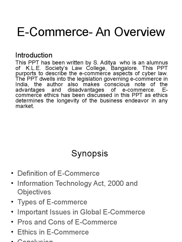 E Commerce | PDF | E Commerce | Cyberspace