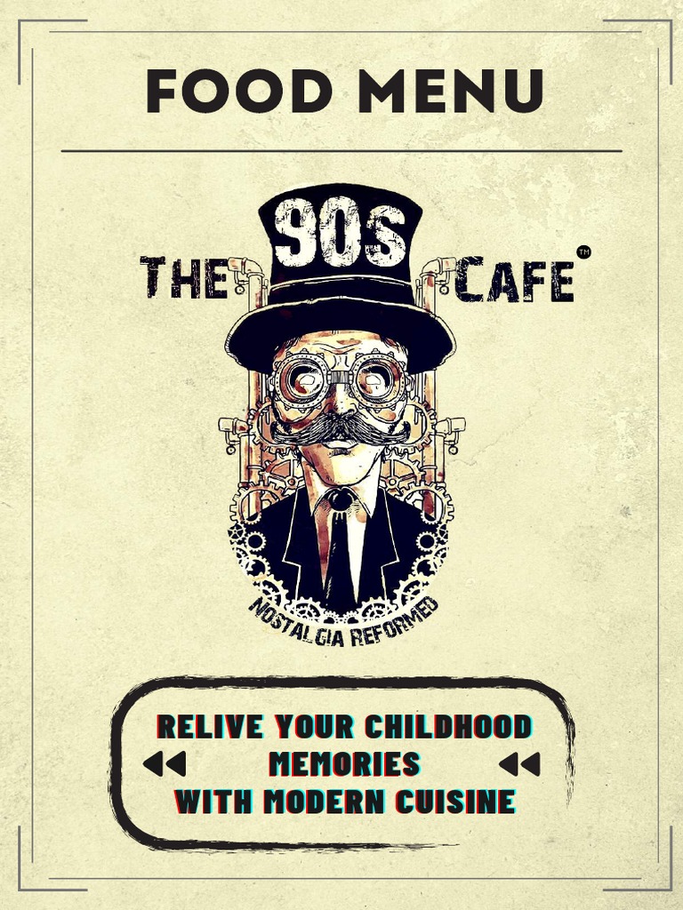 The 90s Cafe Menu 2021-Compressed | PDF | Curry | Thai Cuisine