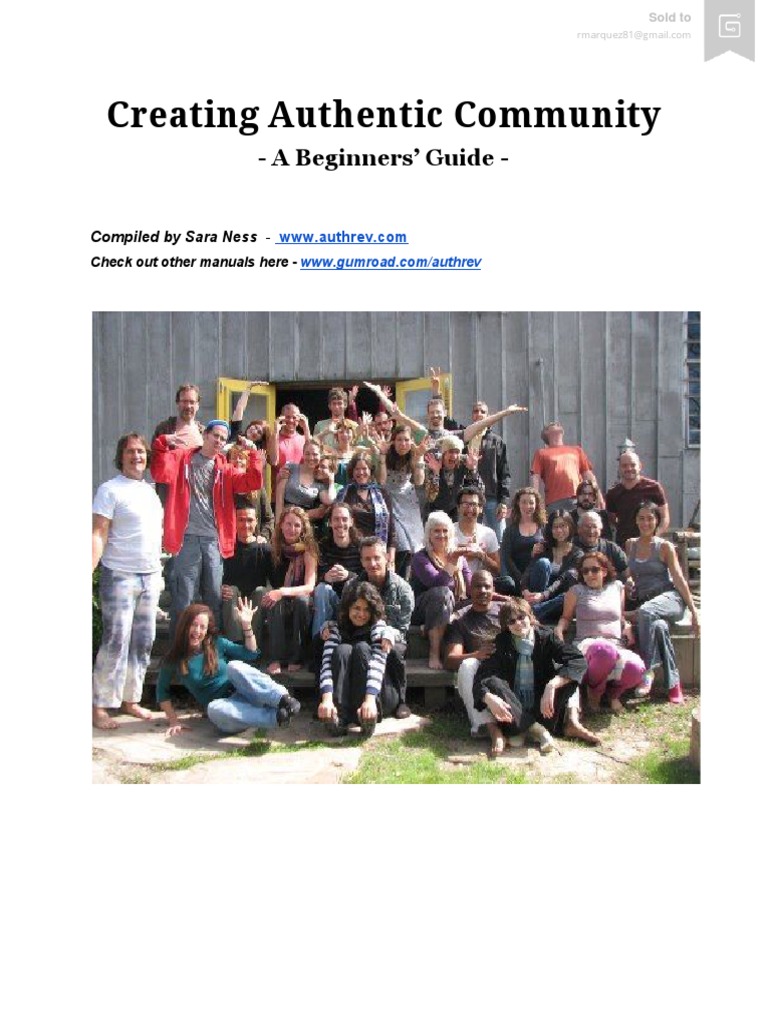 Creating Authentic Community | PDF | Body Language | Empathy