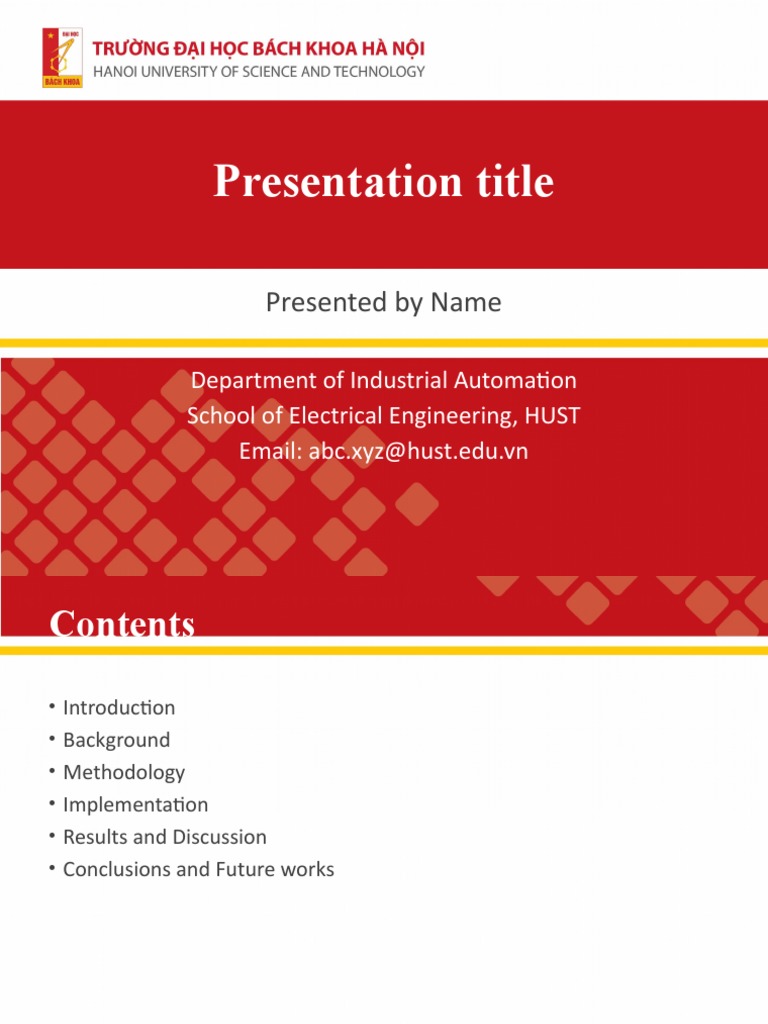 Presentation Title: Presented by Name | PDF