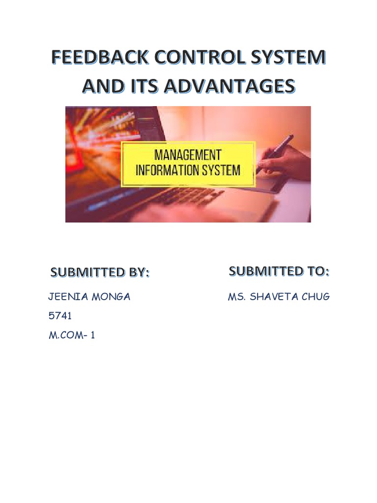 Mis Feedback Control System | PDF | Control Theory | Feedback