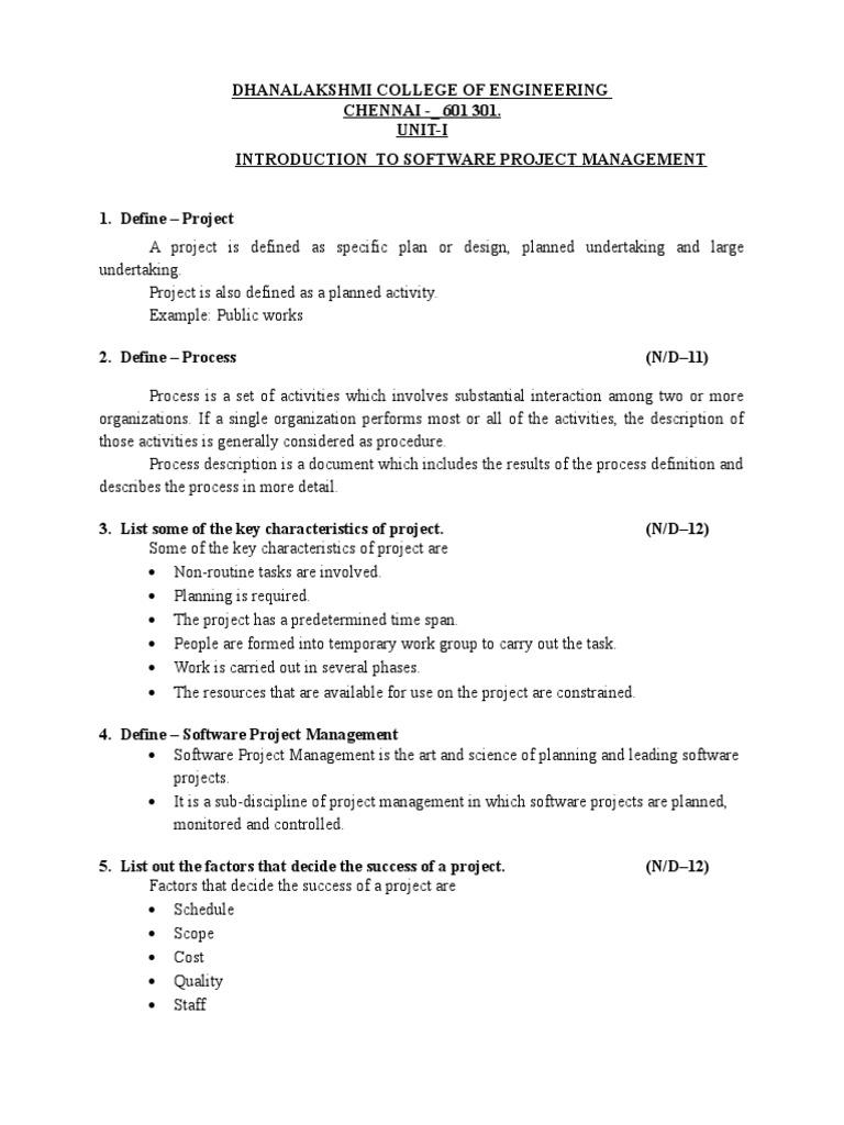 Software Project Management Guide | PDF | Internal Rate Of Return | Net Present Value
