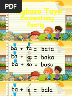 ABAKADA Pantig Examples | PDF