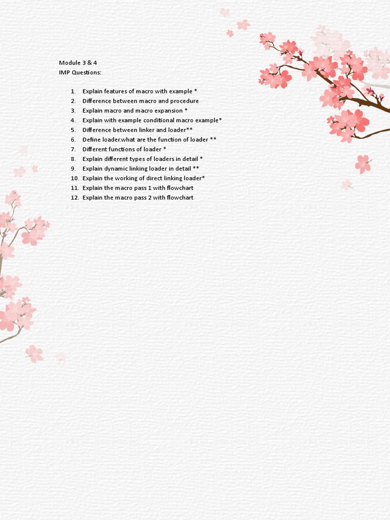 SPCC Module 3,4 Imp Questions | PDF