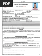 Hosteller Certificate For Scholarship | PDF