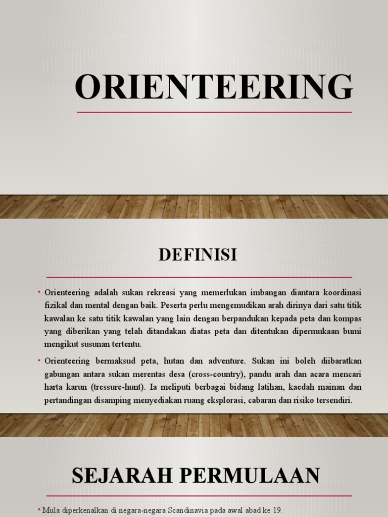 ORIENTEERING | PDF