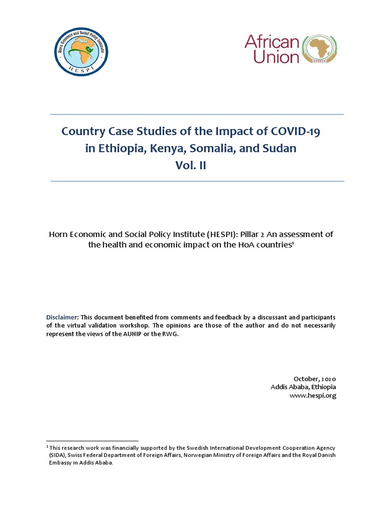 Country Case Studies of The Impact of COVID 19 VOL II | PDF | Pandemic ...