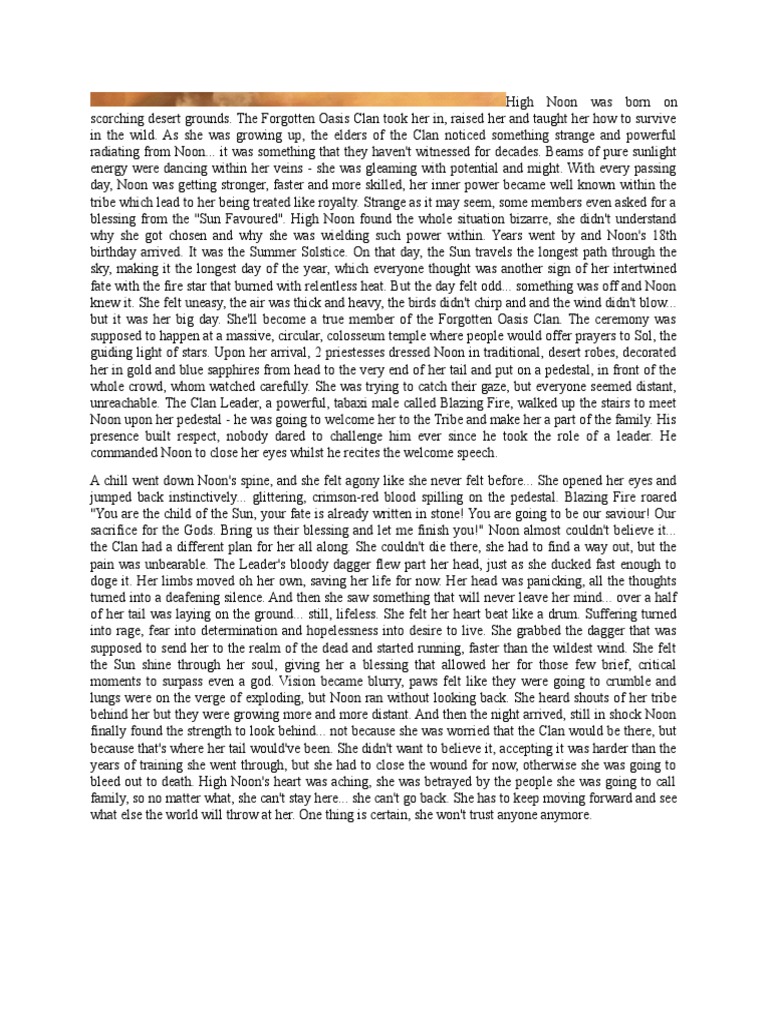 High Noon Story | PDF