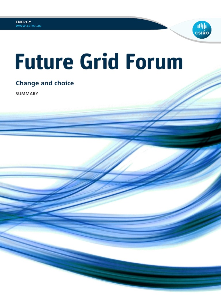 Future Grid Forum Summary PDF | PDF | Electrical Grid | Distributed ...