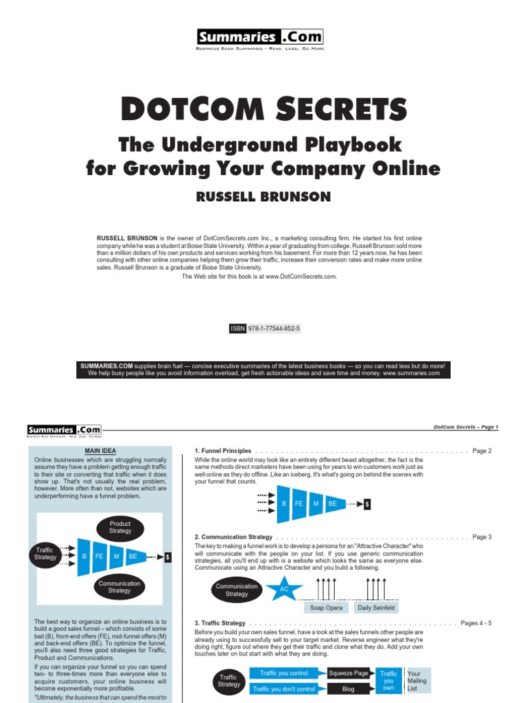OT OM Ecrets: The Underground Playbook For Growing Your Company Online | PDF | Business | Mass Media