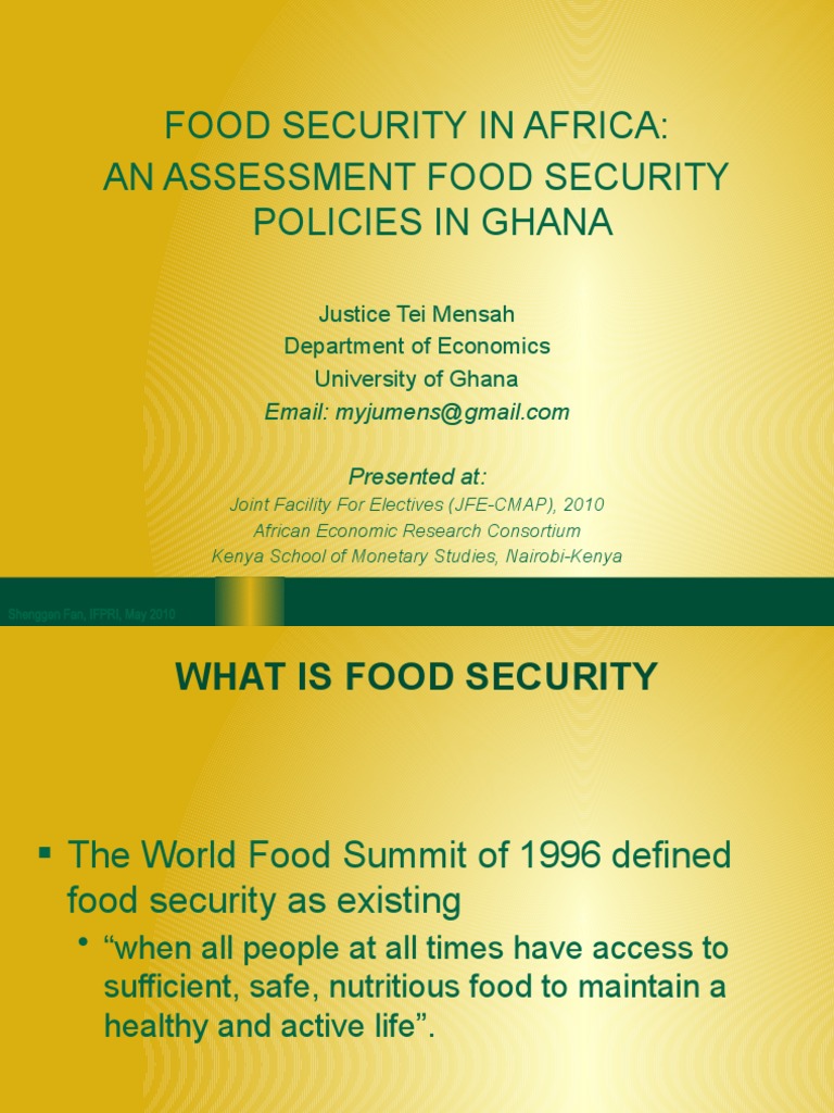 What Is Food Security | PDF | Food Security | Poverty