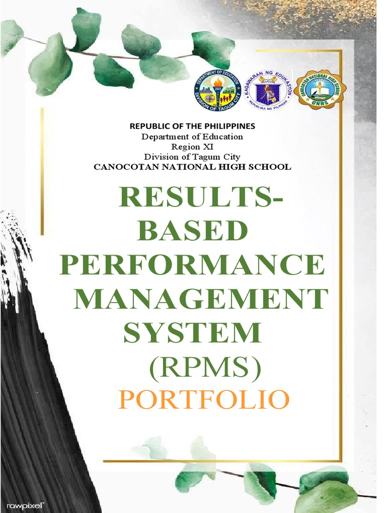 Results-Based Performance Management System: (RPMS) | PDF | Social Science
