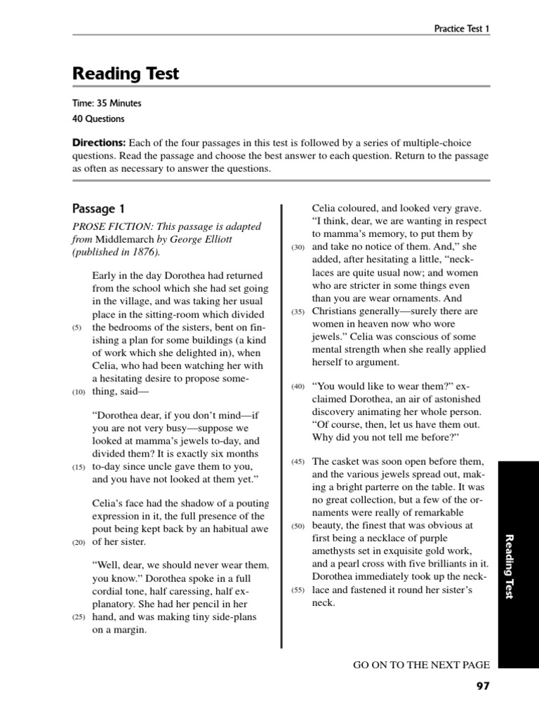 Lesson 1 - Sat. Amr - Reading Test | PDF | Radiocarbon Dating | Thomas ...