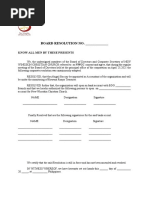 Board Reso For Pag Ibig Fund | PDF | Notary Public | Government