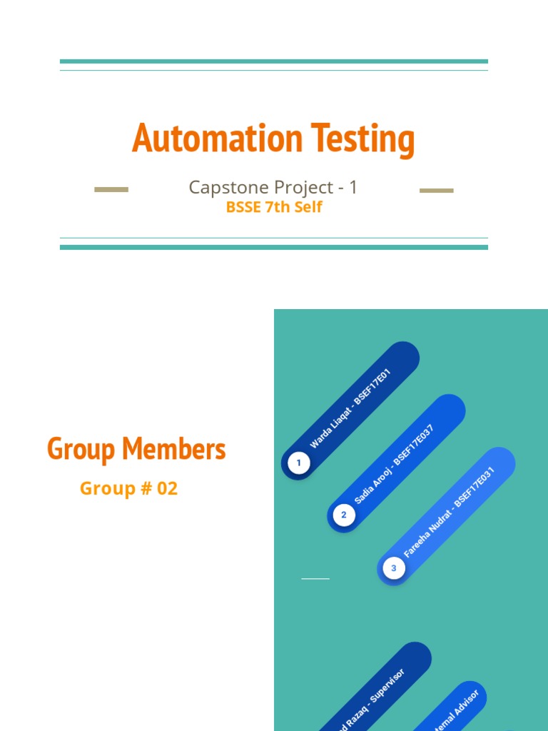 Automation Testing: Capstone Project - 1 | PDF | Software Testing ...