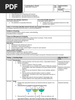 DETAILED LESSON PLAN DLP IN MATH III Lea | PDF | Symmetry | Teachers