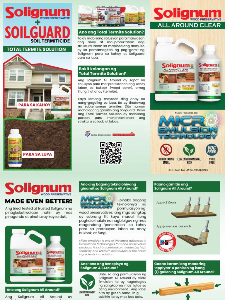 Solignum All Around Clear Brochure | PDF