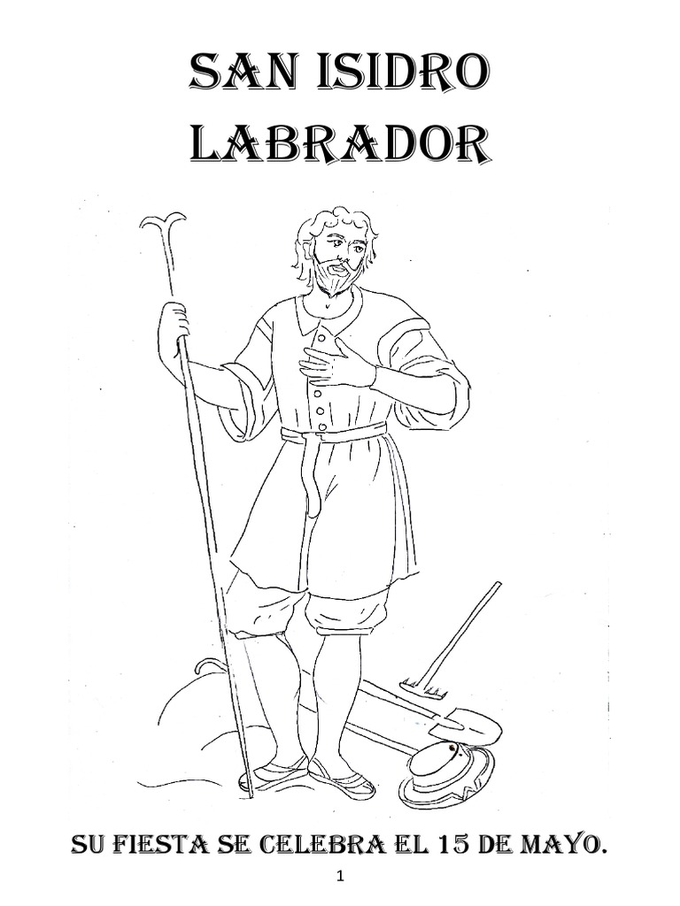 Dibujos De San Isidro Para Niños Pdf María Madre De Jesús Orador